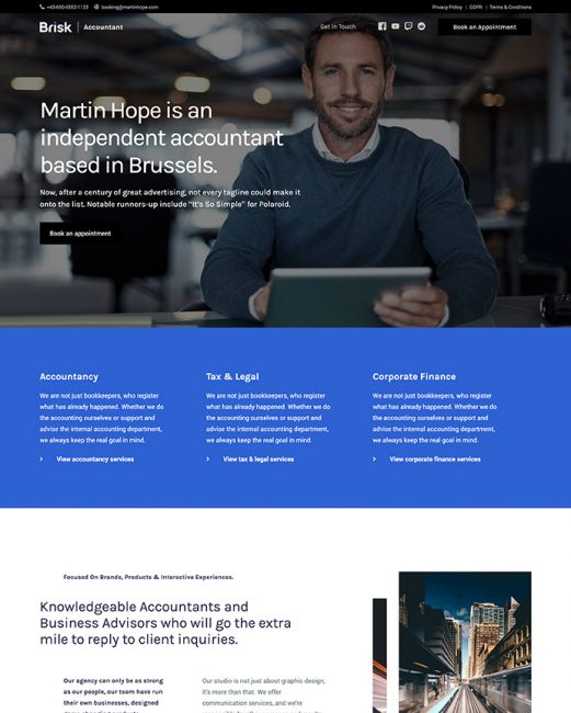 Brisk – Multi-Purpose Elementor WordPress Theme