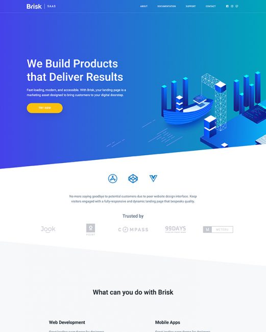 Brisk – Multi-Purpose Elementor WordPress Theme
