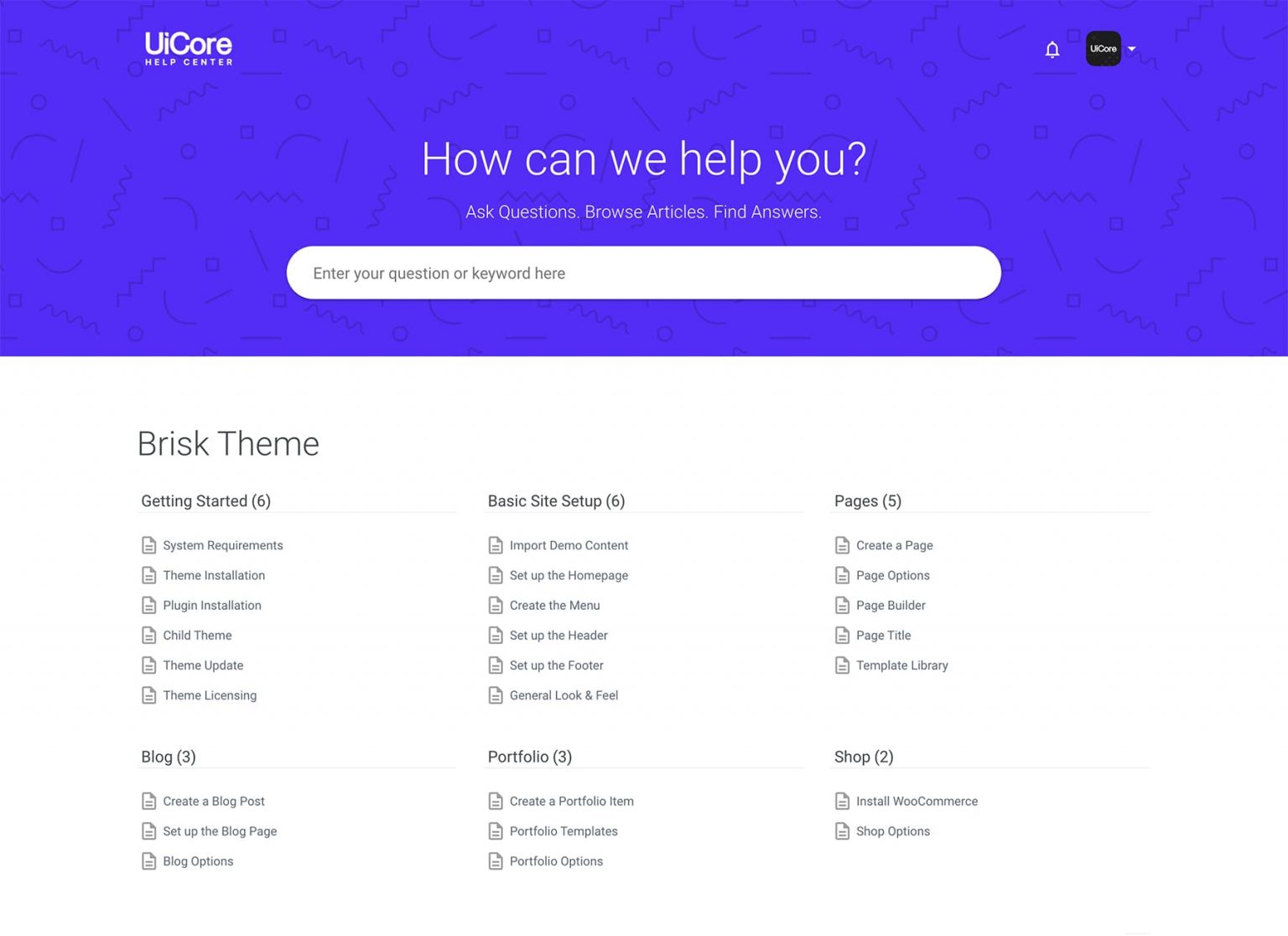 Brisk – Multi-Purpose Elementor WordPress Theme
